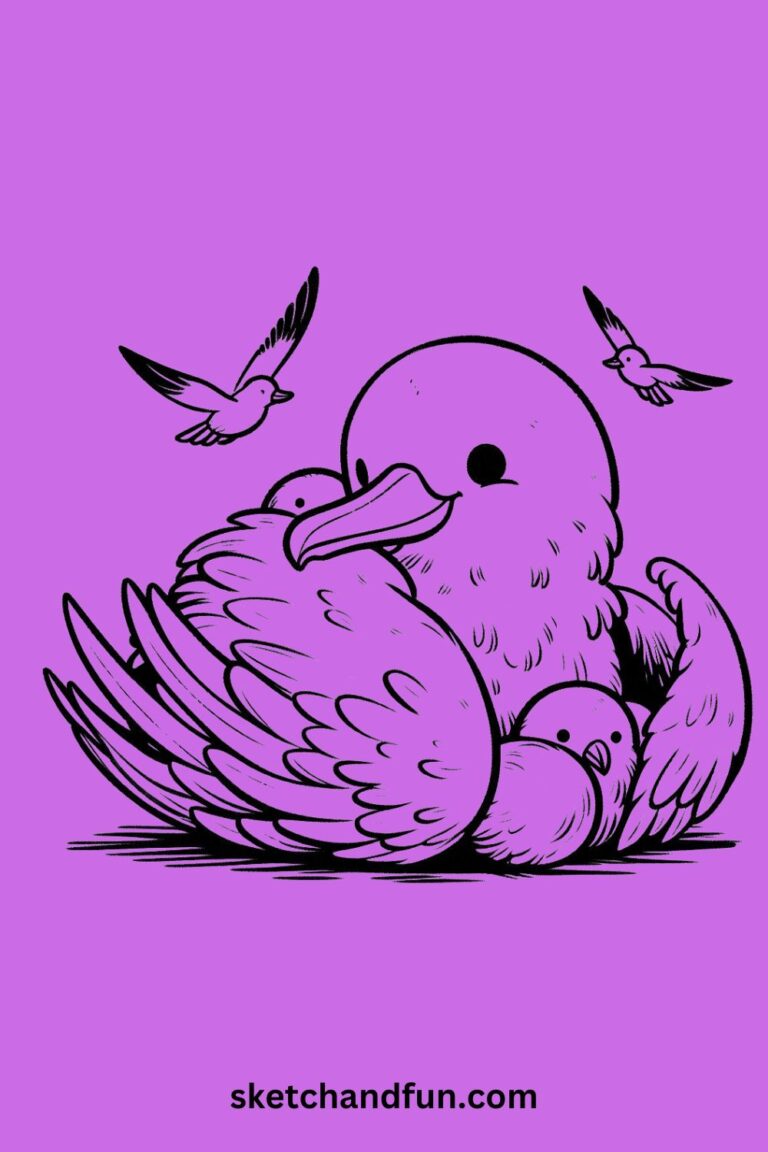 39+ Easy Cute Albatross Drawing Ideas - Sketch and Fun