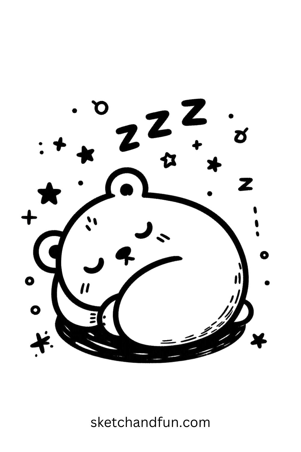 43+ Easy Cute Bear Drawing Ideas - Sketch and Fun