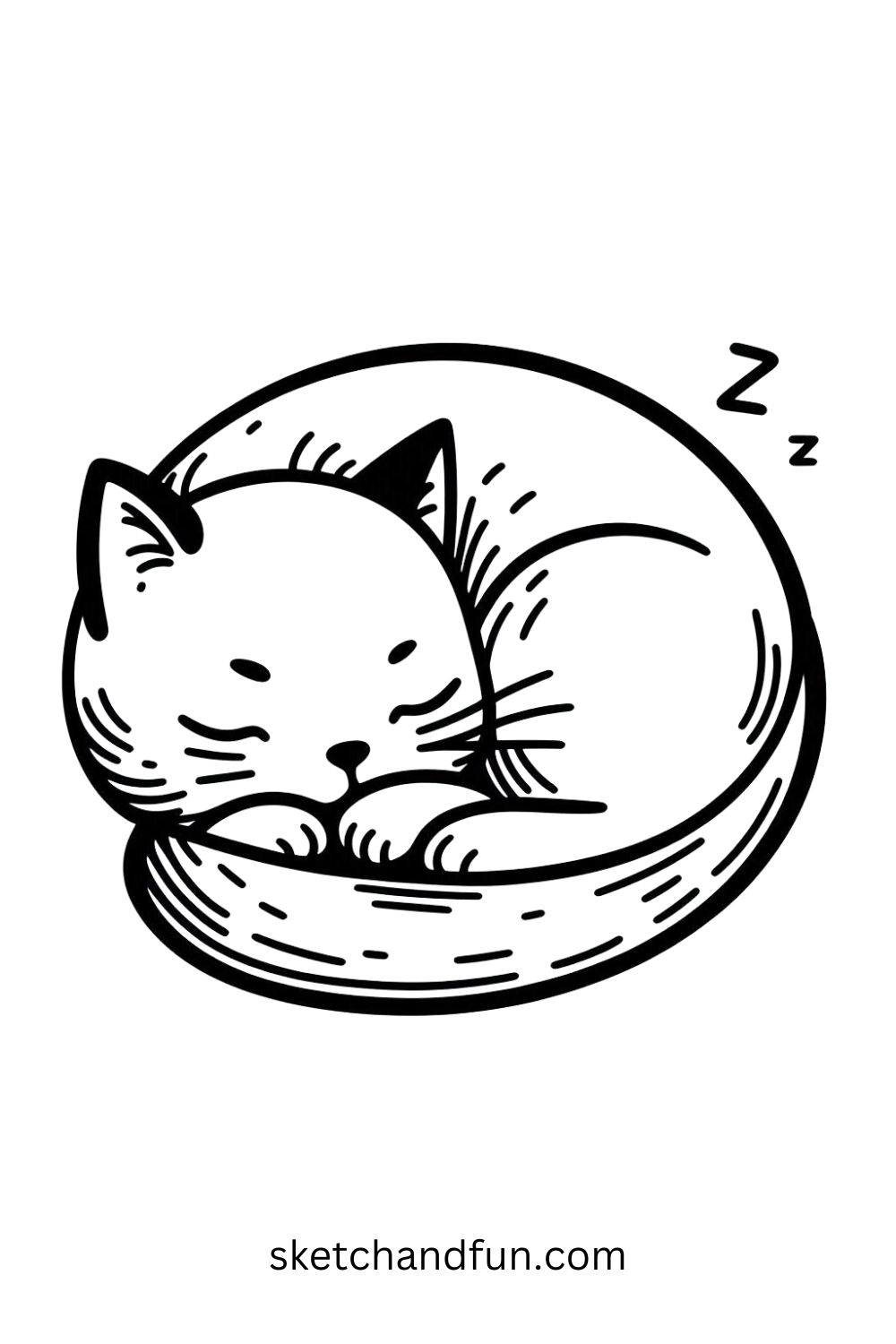 54+ Easy Cute Cat Drawing Ideas - Sketch and Fun