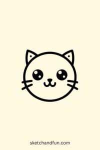 54+ Easy Cute Cat Drawing Ideas - Sketch and Fun