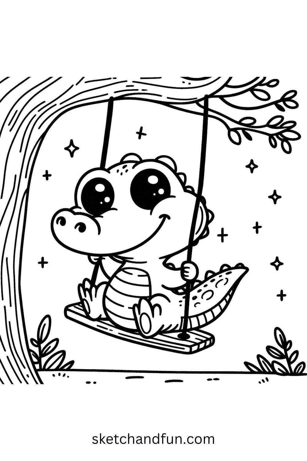 40+ Easy Cute Alligator Drawing Ideas - Sketch and Fun