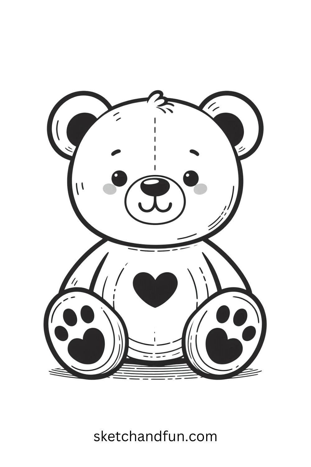 43+ Easy Cute Bear Drawing Ideas - Sketch and Fun