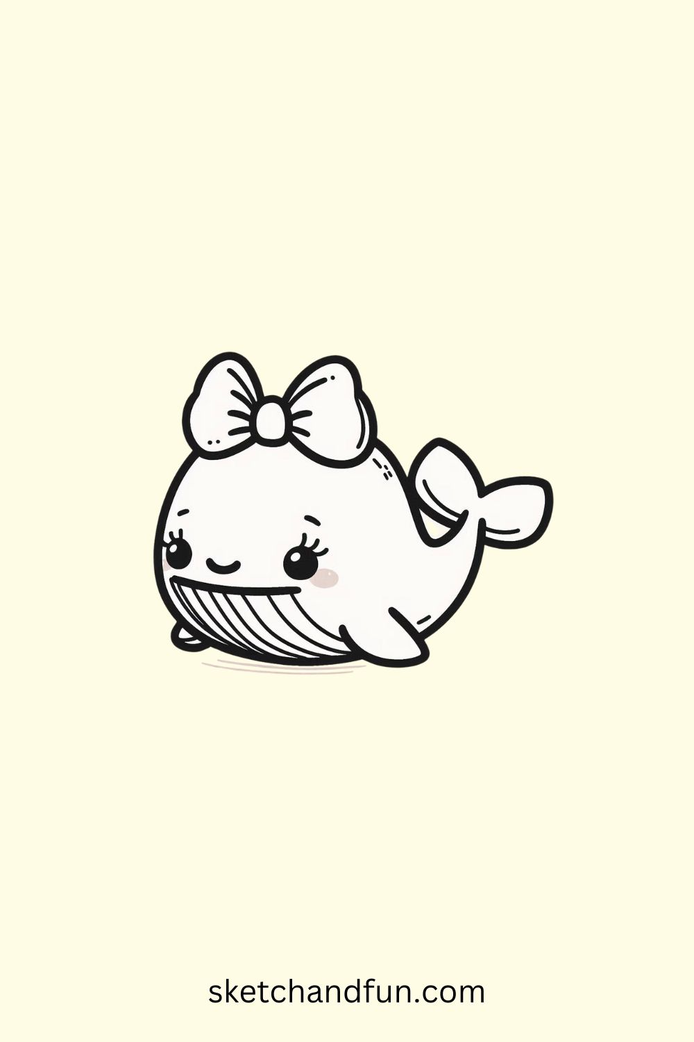 40+ Easy Cute Whale Drawing Ideas - Sketch and Fun
