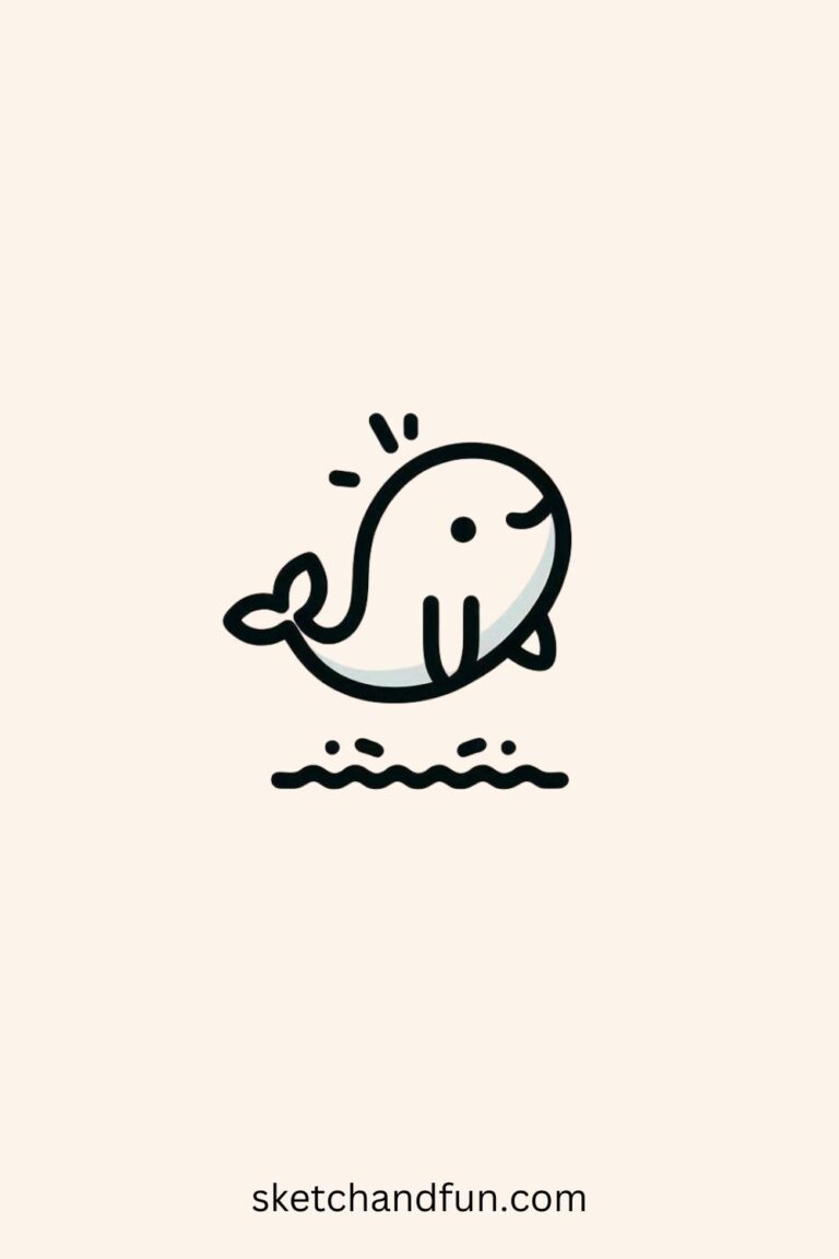40+ Easy Cute Whale Drawing Ideas - Sketch and Fun