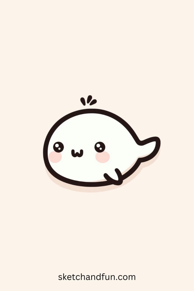 40+ Easy Cute Whale Drawing Ideas - Sketch and Fun