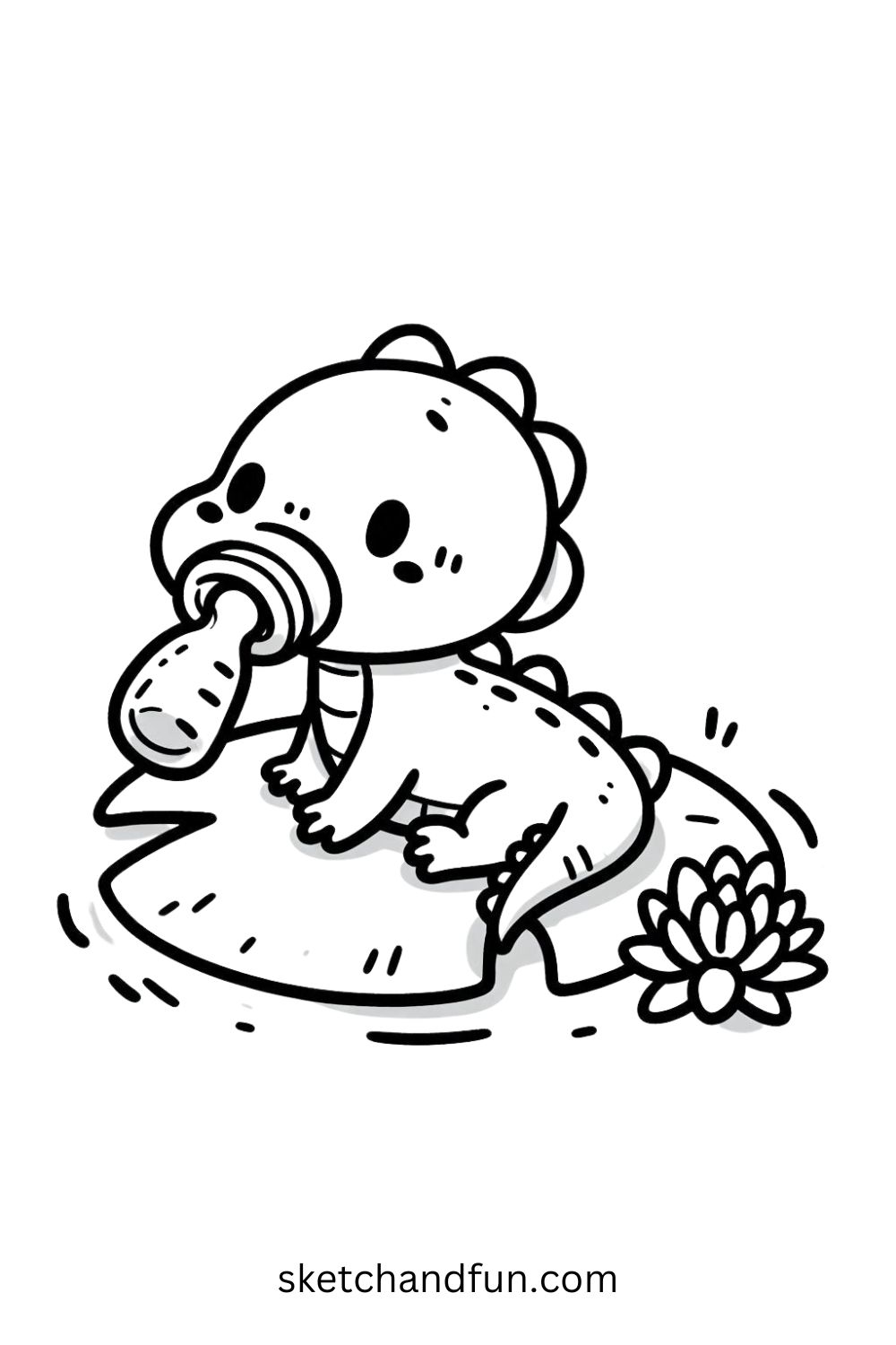 41+ Easy Cute Crocodile Drawing Ideas - Sketch and Fun