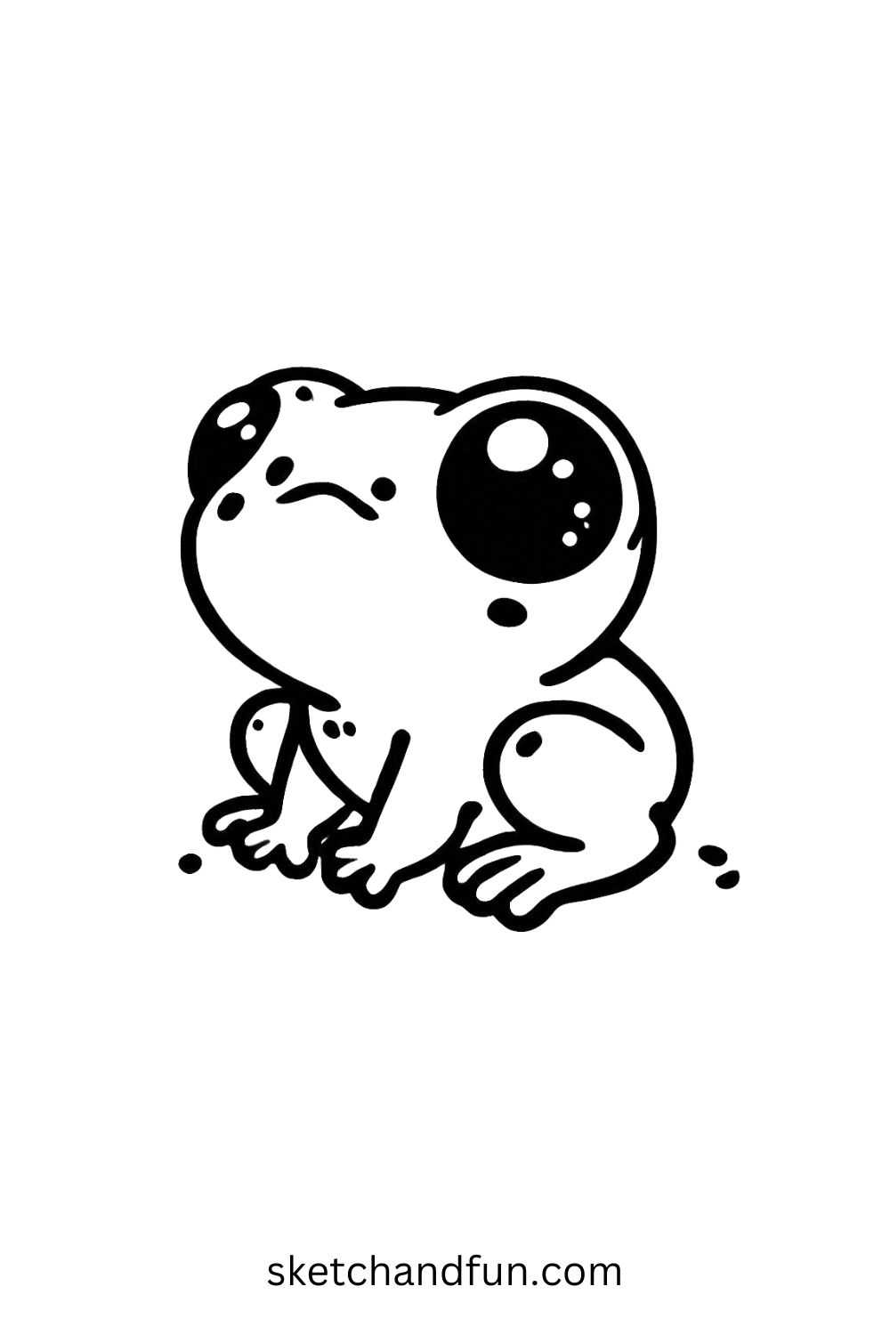 39+ Easy Cute Frog Drawing Ideas - Sketch and Fun
