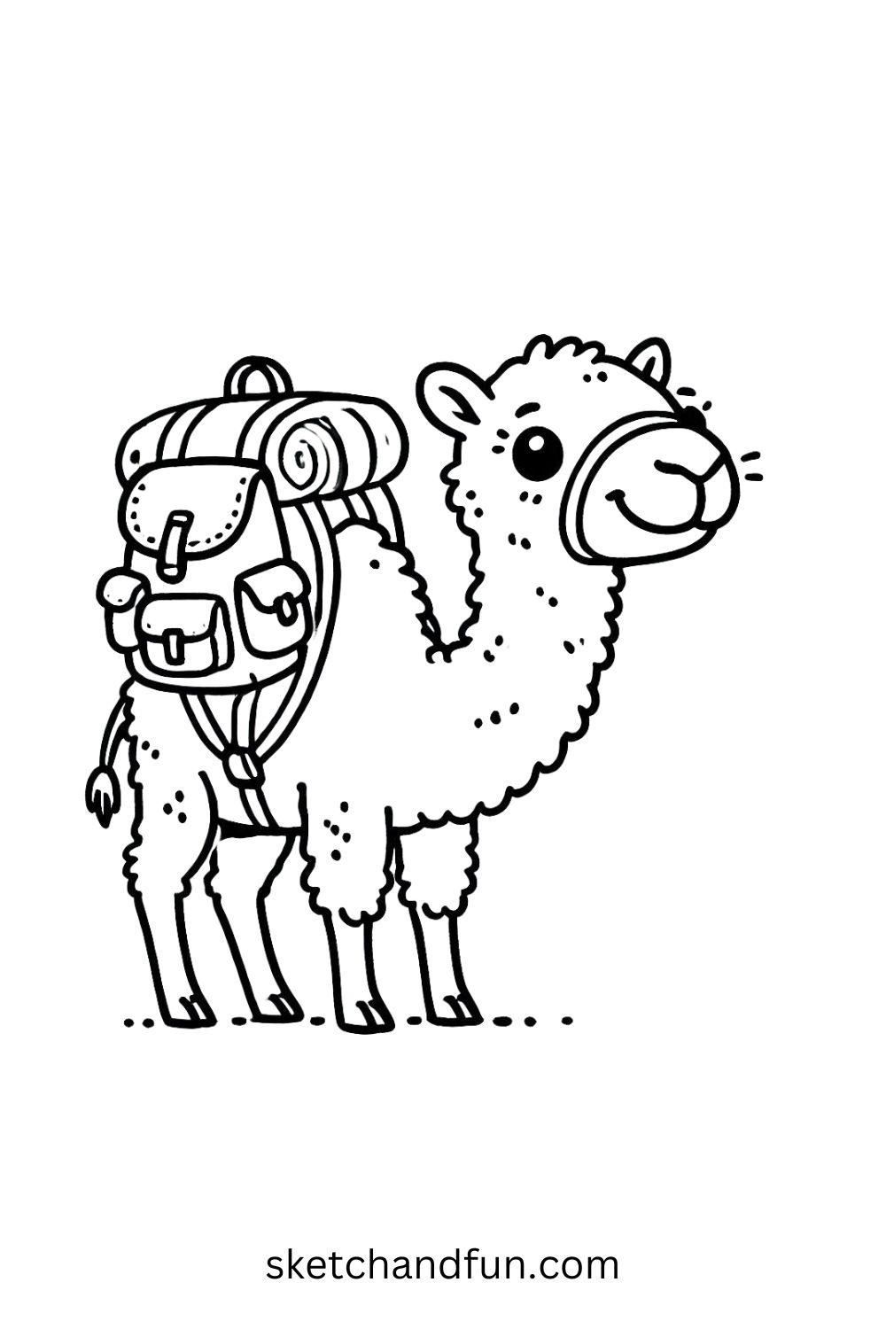 39+ Easy Cute Camel Drawing Ideas - Sketch and Fun