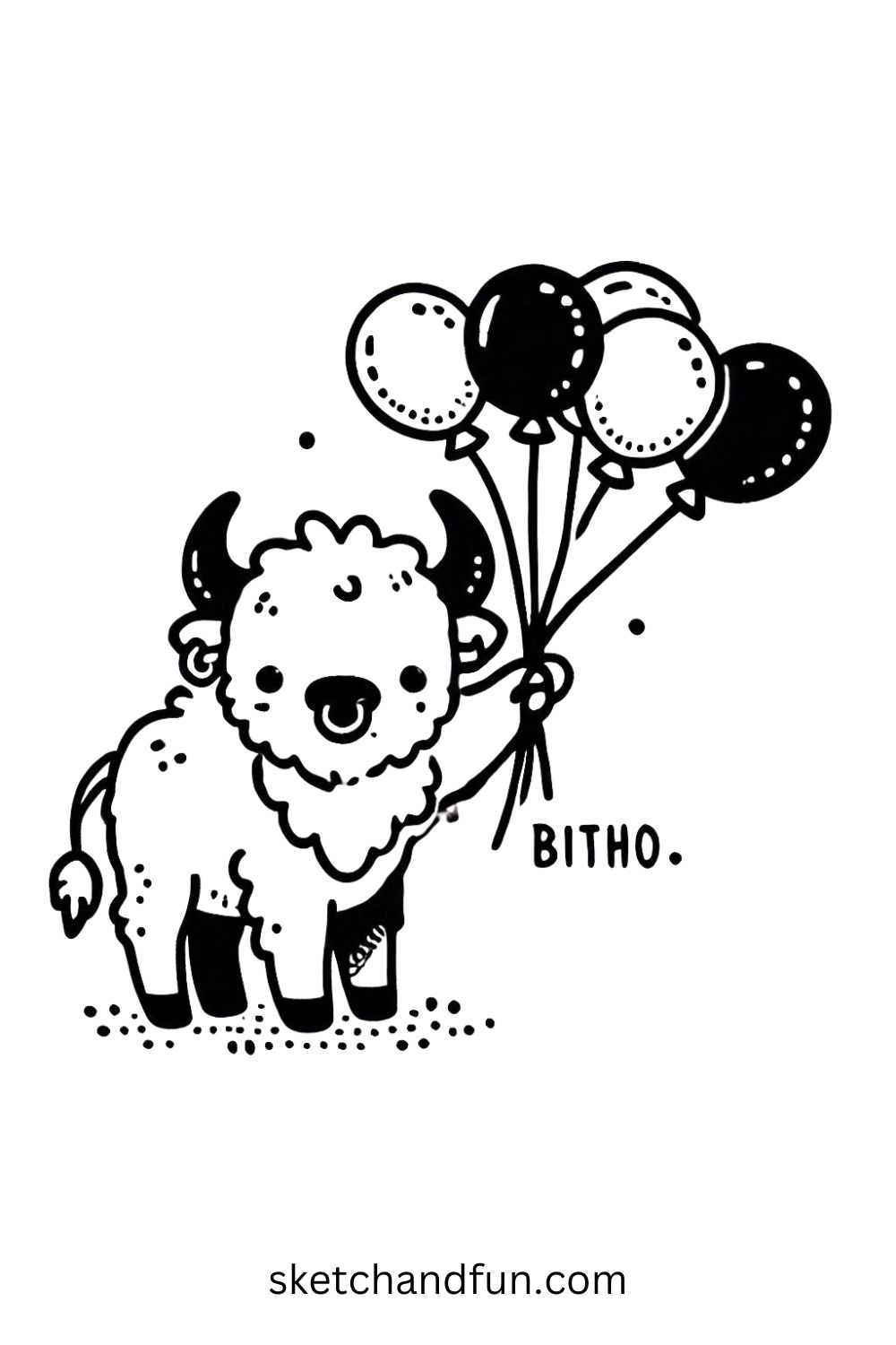 30+ Easy Cute Bison Drawing Ideas - Sketch and Fun