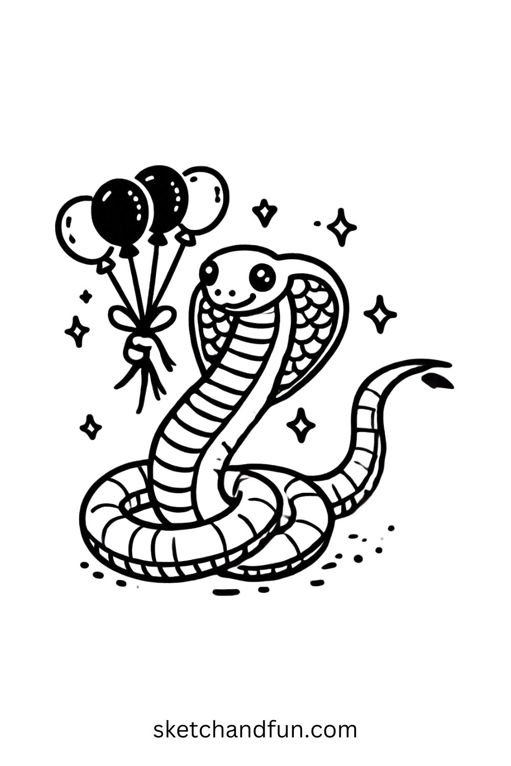 39+ Easy Cute Cobra Drawing Ideas - Sketch and Fun