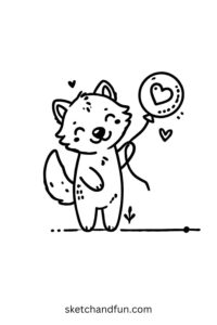 40+ Easy Cute Wolf Drawing Ideas - Sketch and Fun