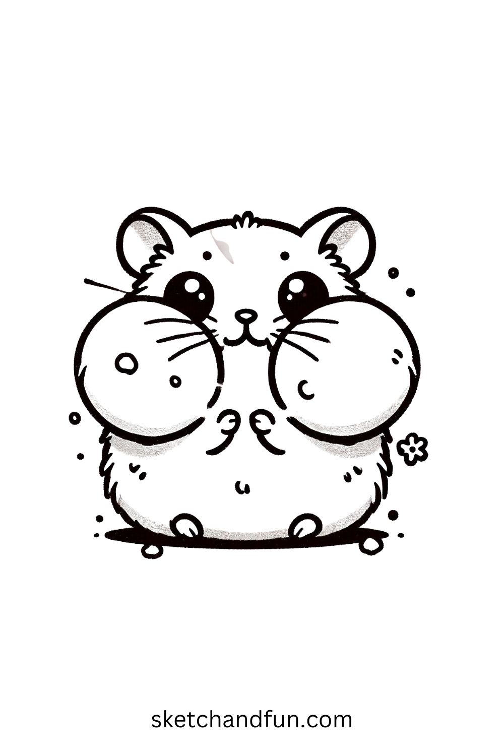 40+ Easy Cute Hamster Drawing Ideas - Sketch and Fun