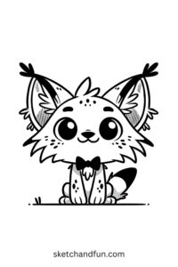 39+ Easy Cute Lynx Drawing Ideas - Sketch and Fun
