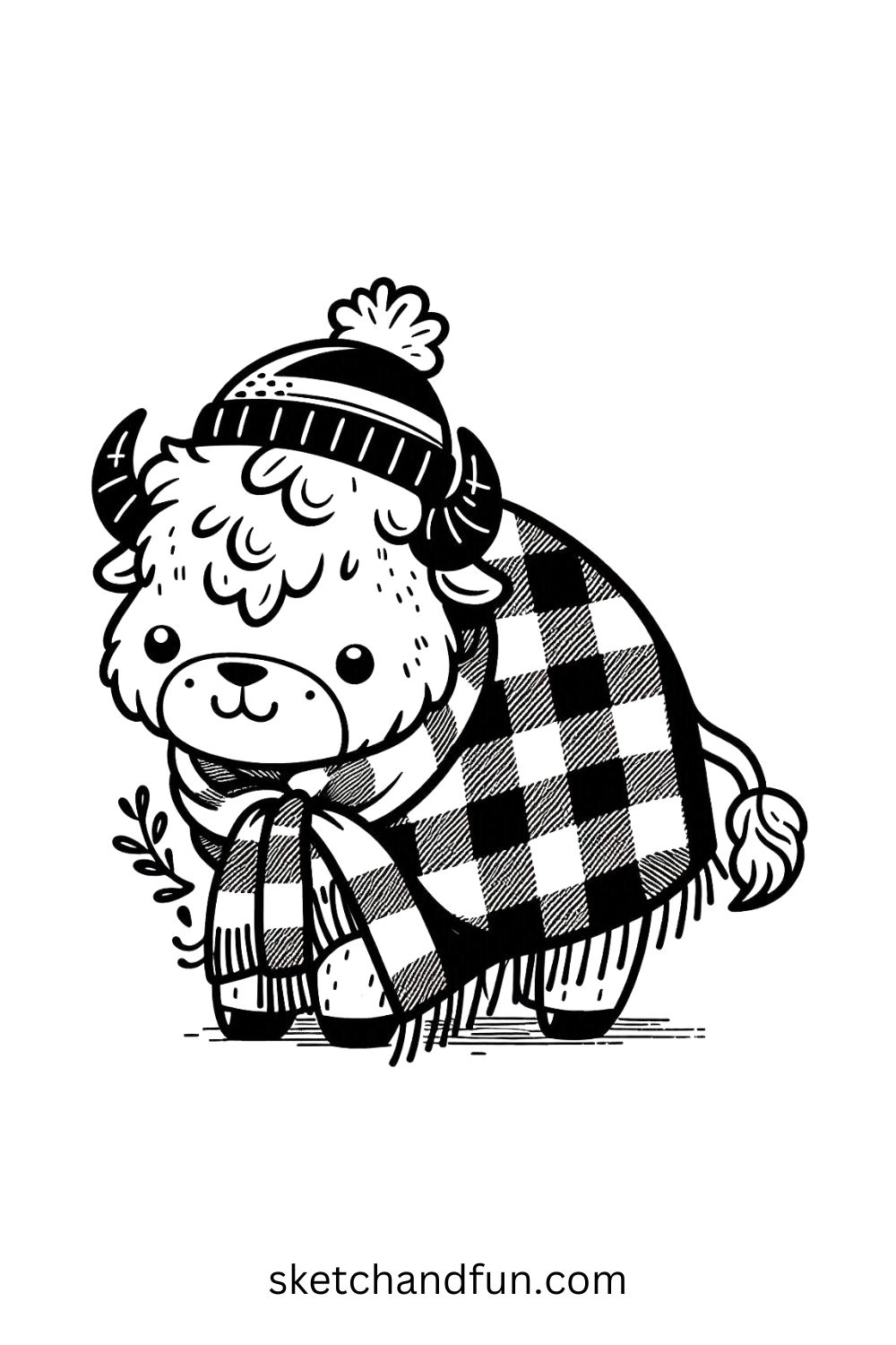 30+ Easy Cute Bison Drawing Ideas - Sketch and Fun