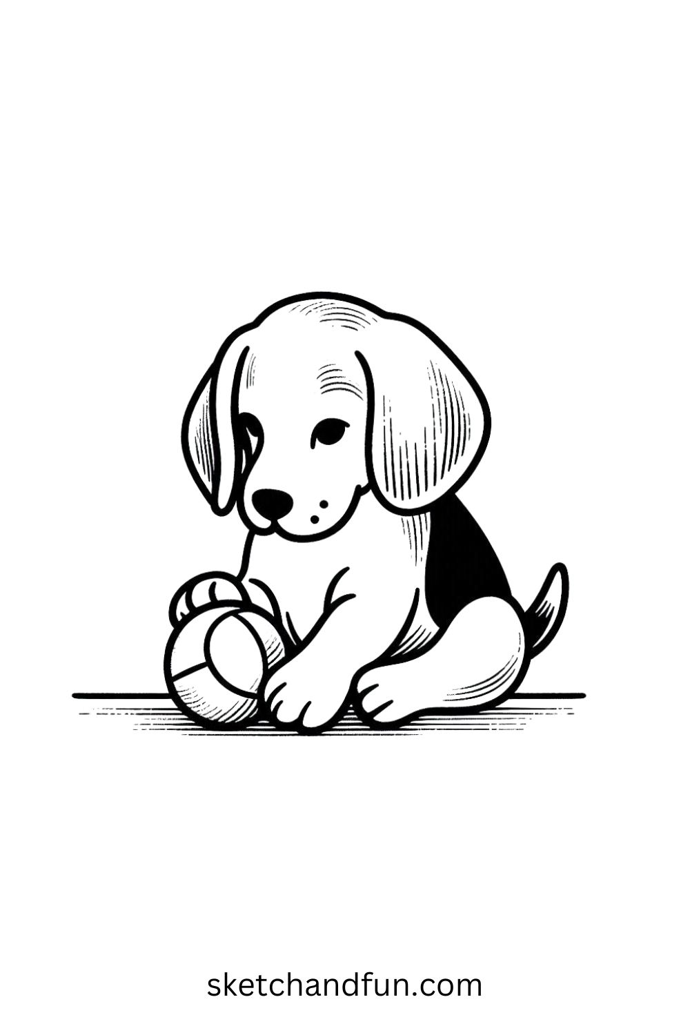 40+ Easy Cute Beagle Drawing Ideas - Sketch and Fun