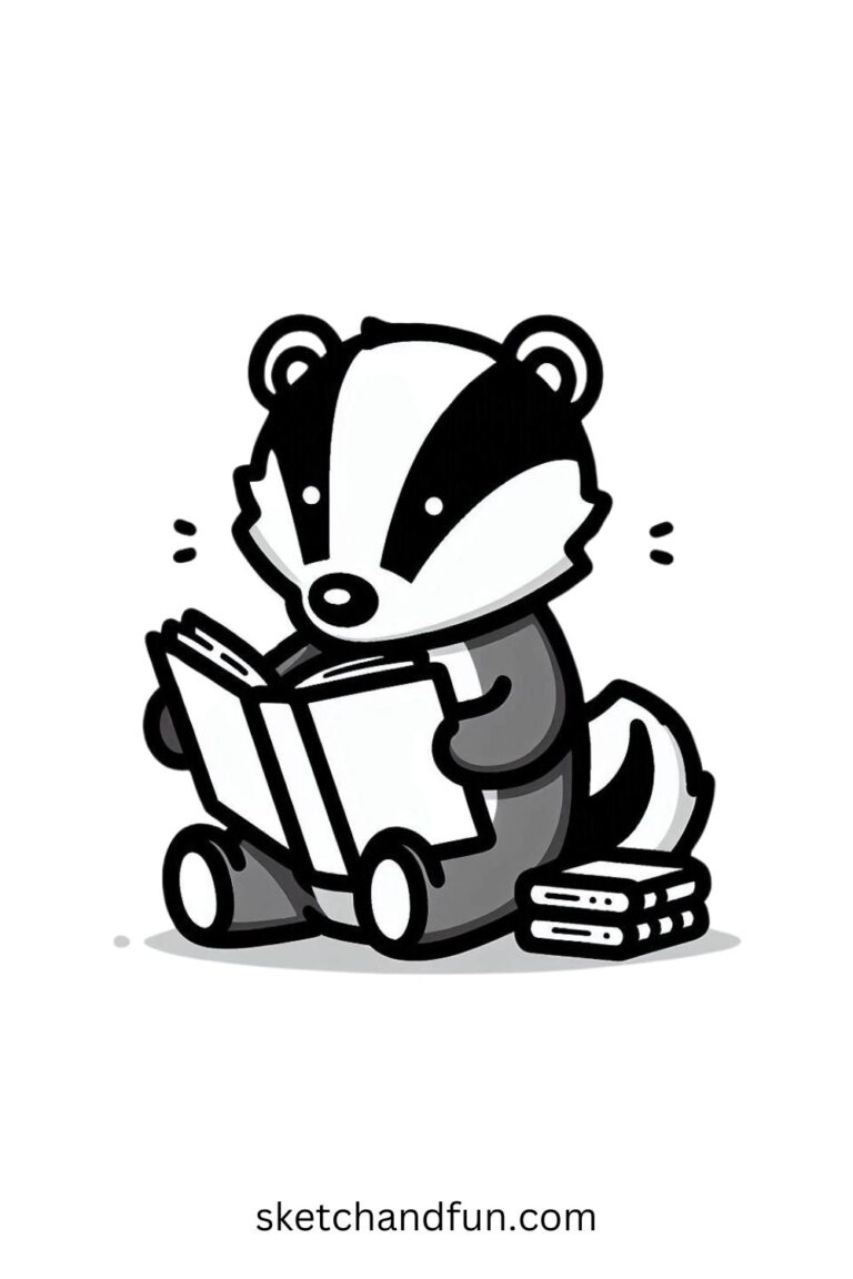 36+ Easy Cute Badger Drawing Ideas - Sketch and Fun