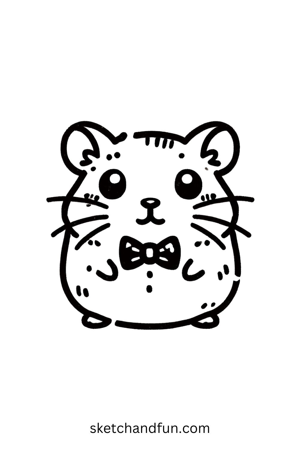 40+ Easy Cute Hamster Drawing Ideas - Sketch and Fun