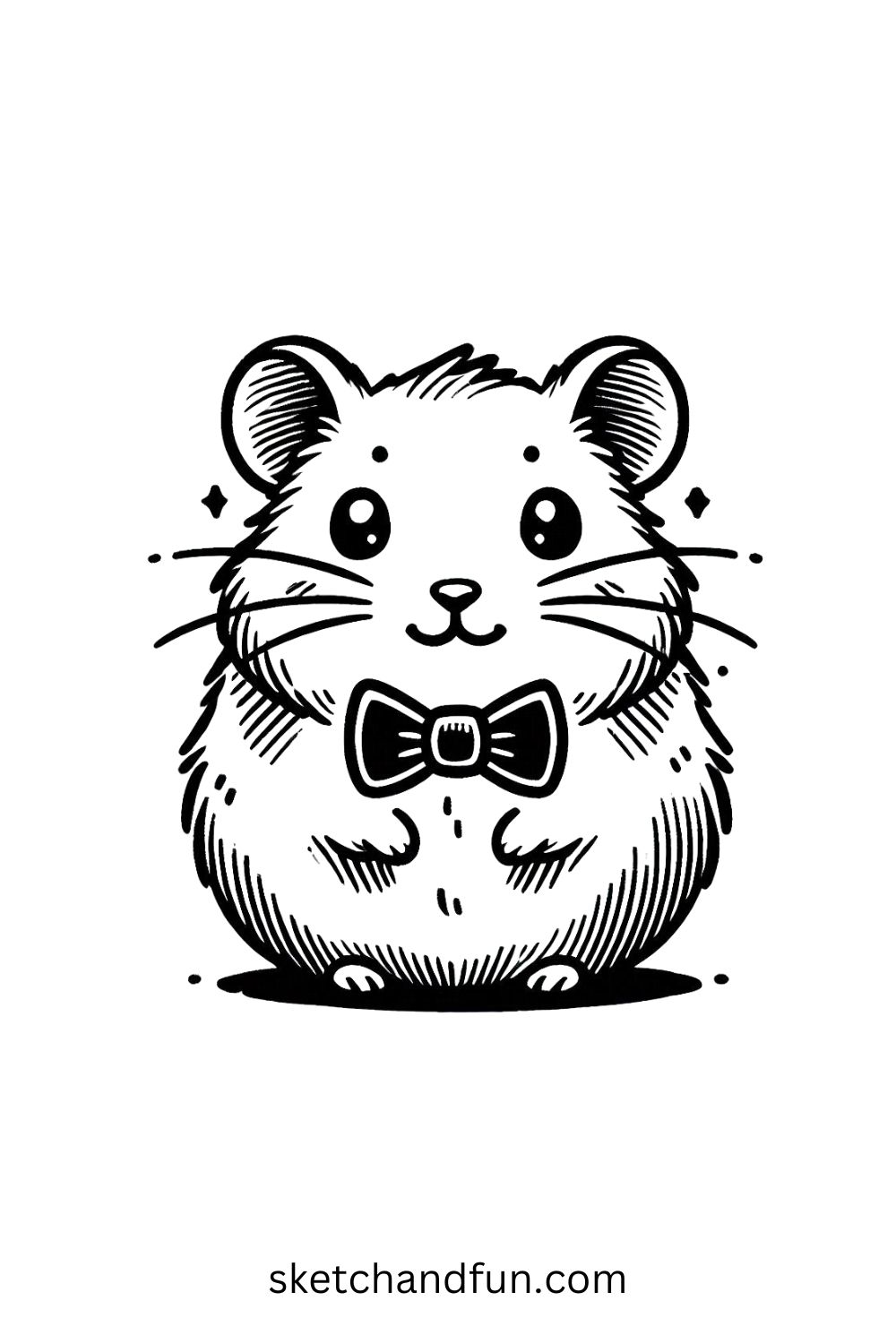 40+ Easy Cute Hamster Drawing Ideas - Sketch and Fun