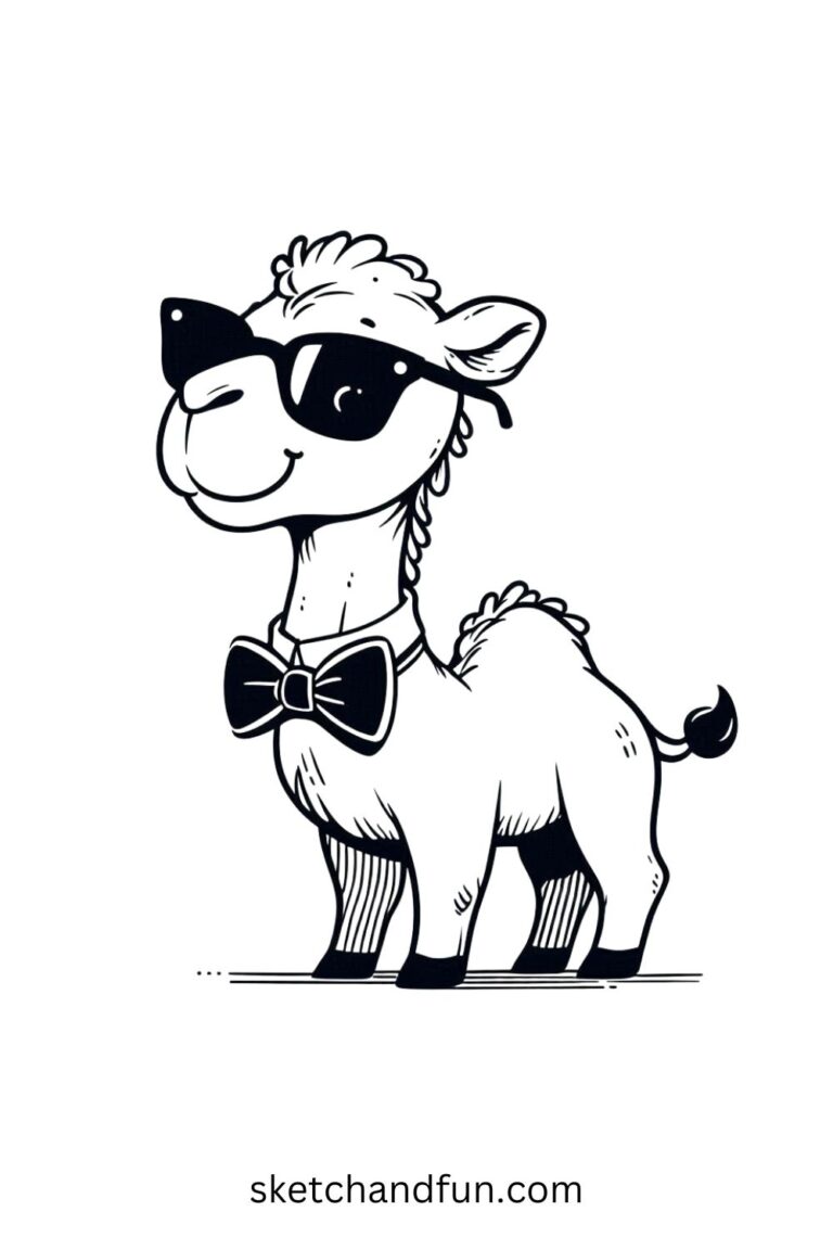 39+ Easy Cute Camel Drawing Ideas - Sketch and Fun