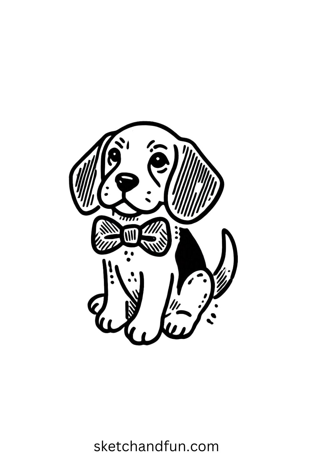 40+ Easy Cute Beagle Drawing Ideas - Sketch and Fun