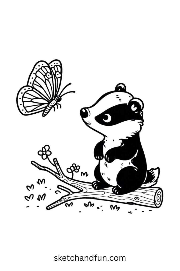36+ Easy Cute Badger Drawing Ideas - Sketch and Fun