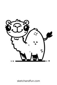 39+ Easy Cute Camel Drawing Ideas - Sketch and Fun