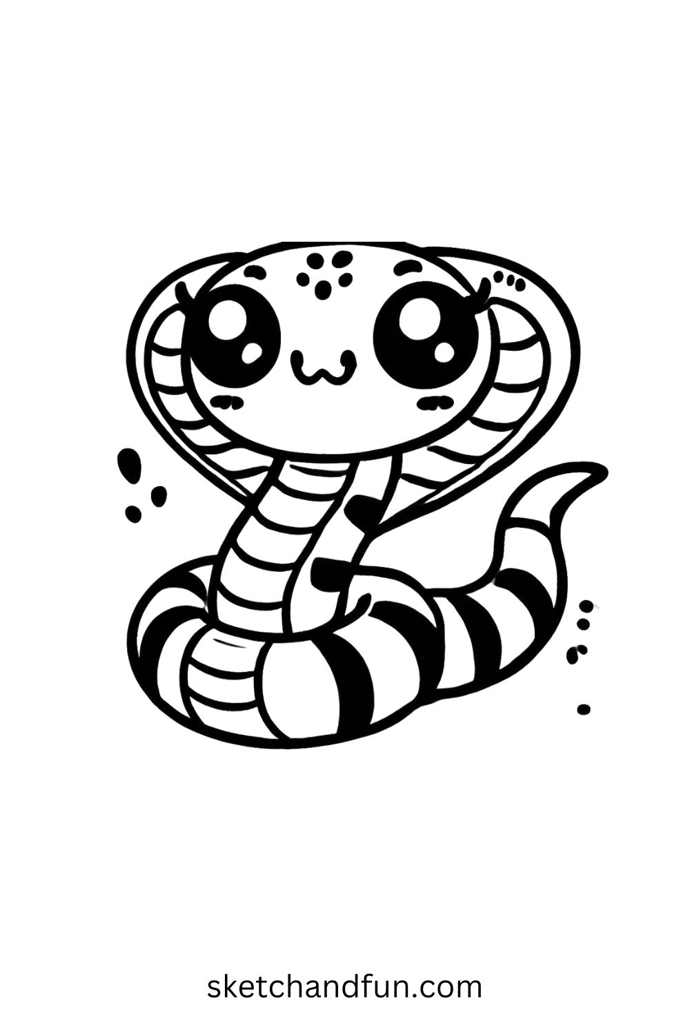 39+ Easy Cute Cobra Drawing Ideas - Sketch and Fun