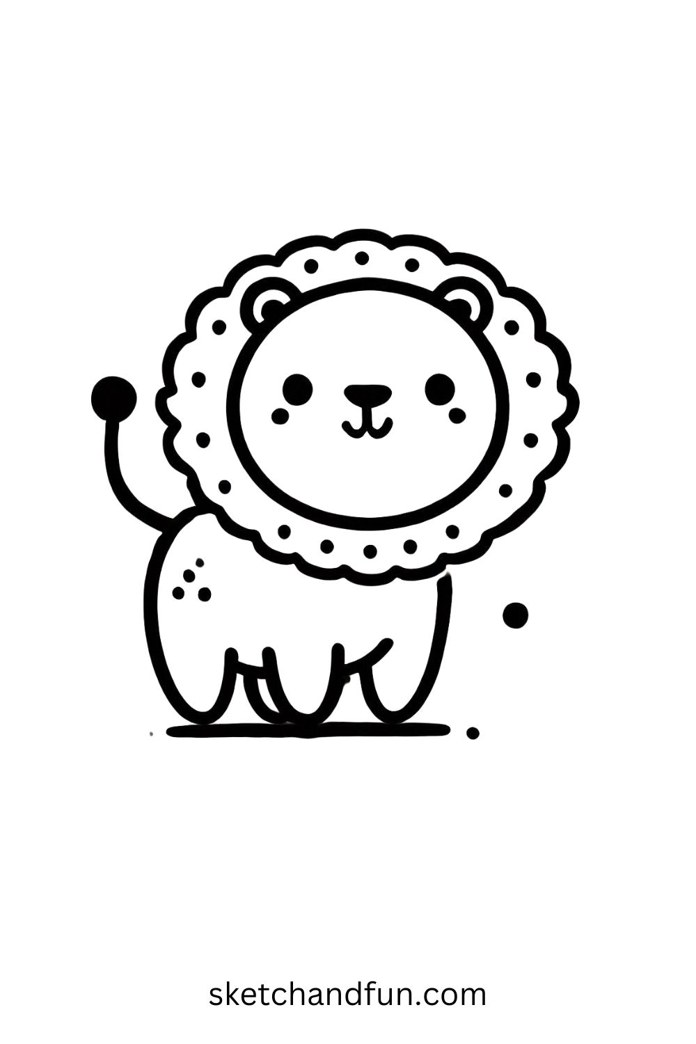40+ Easy Cute Lion Drawing Ideas - Sketch and Fun