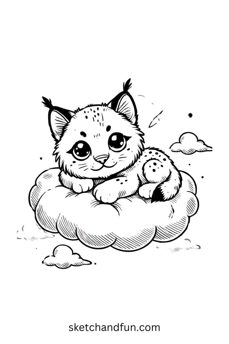 39 Easy Cute Lynx Drawing Ideas Sketch And Fun