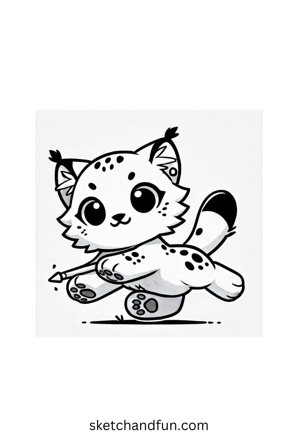 39+ Easy Cute Lynx Drawing Ideas - Sketch and Fun