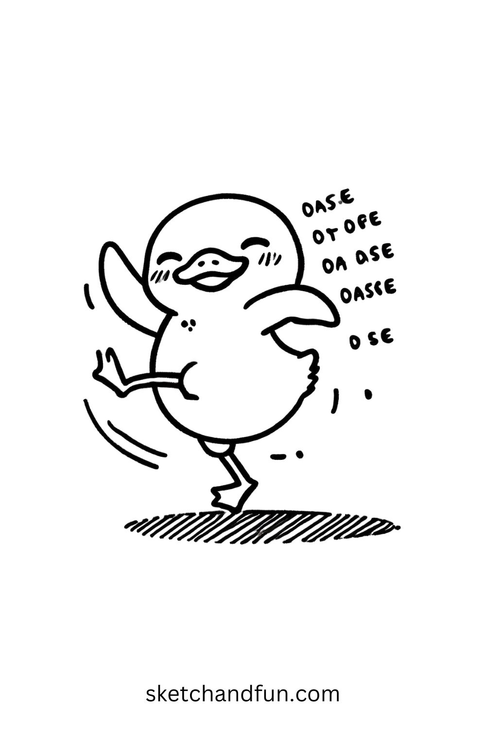 40+ Easy Cute Duck Drawing Ideas - Sketch and Fun