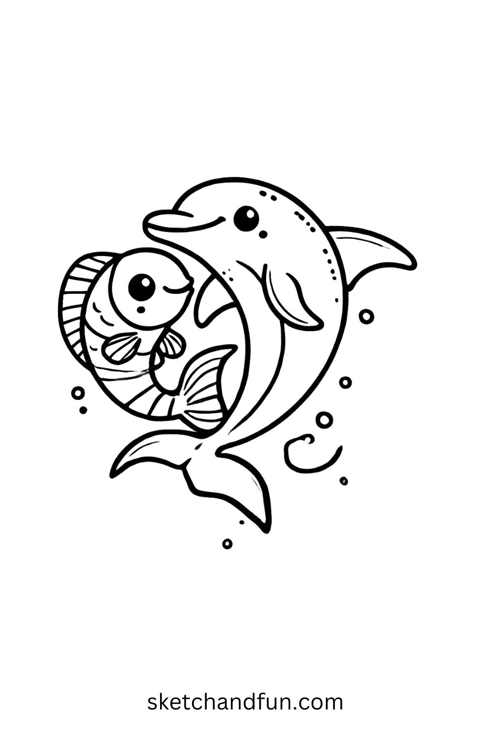 40+ Easy Cute Fish Drawing Ideas - Sketch and Fun