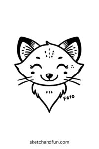 39+ Easy Cute Fox Drawing Ideas - Sketch and Fun