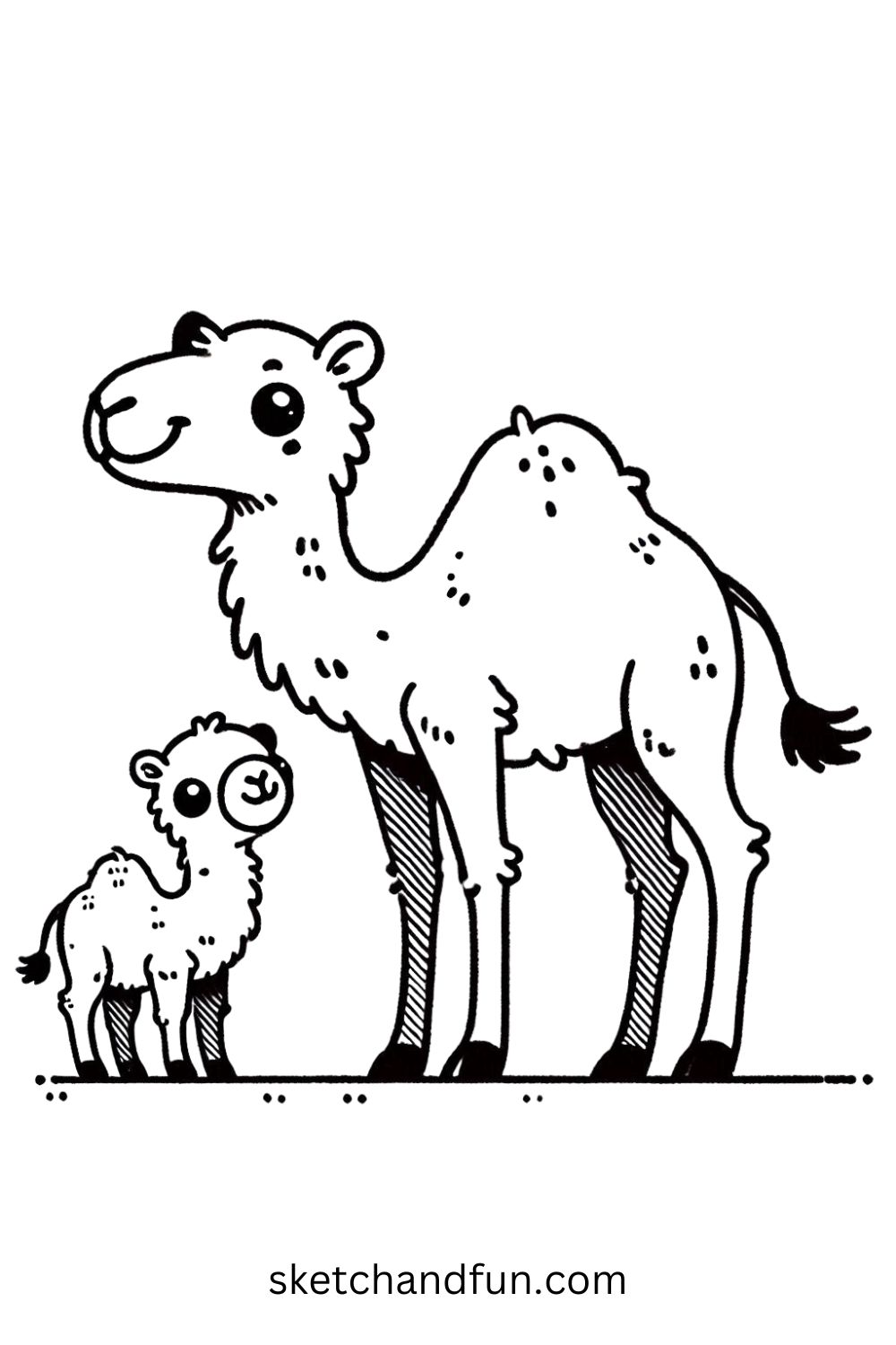 39+ Easy Cute Camel Drawing Ideas - Sketch and Fun