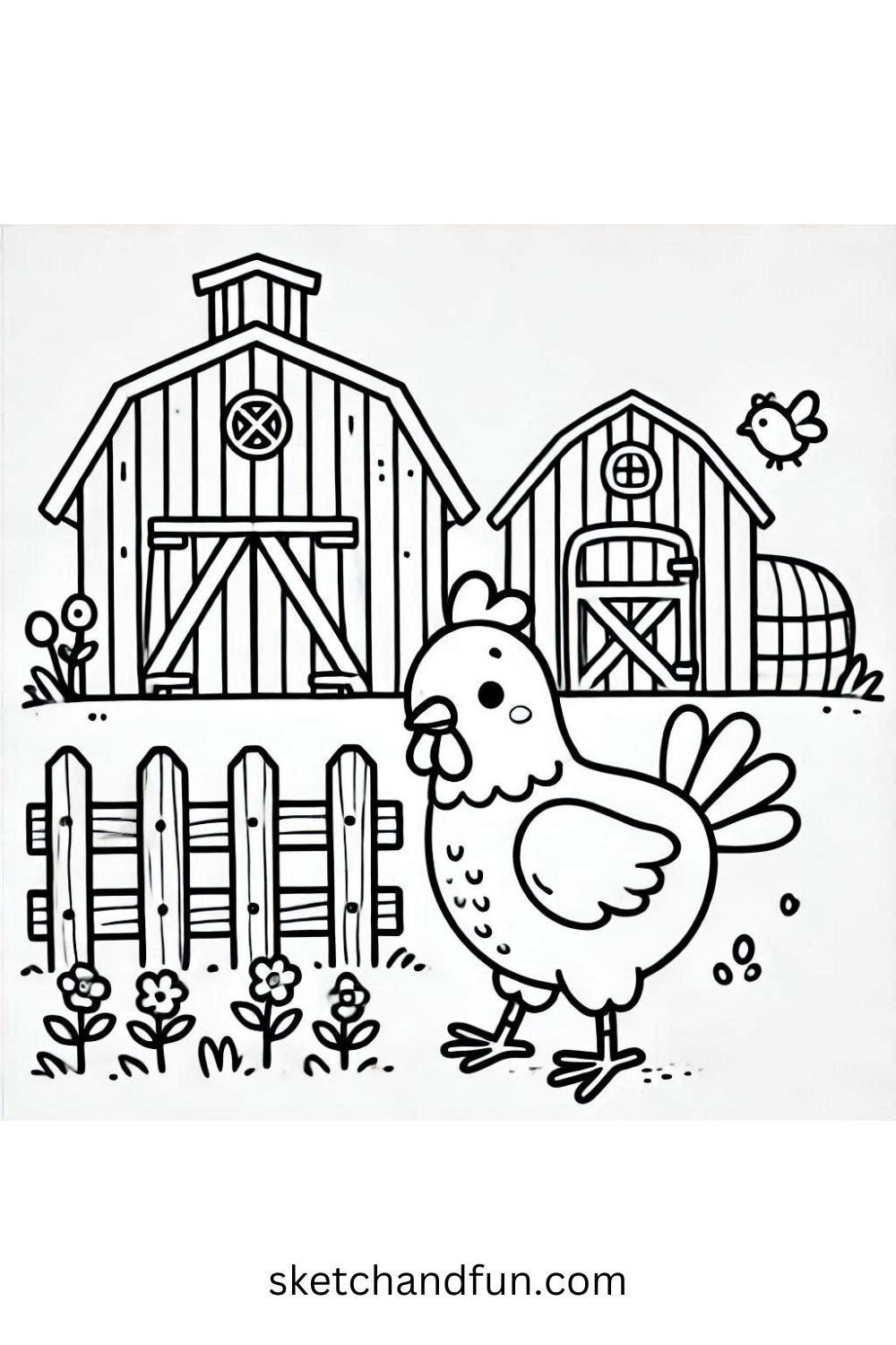 40+ Easy Cute Chicken Drawing Ideas - Sketch and Fun