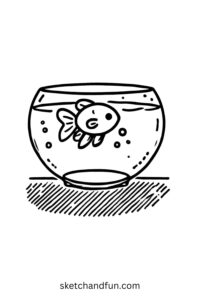 40+ Easy Cute Fish Drawing Ideas - Sketch and Fun