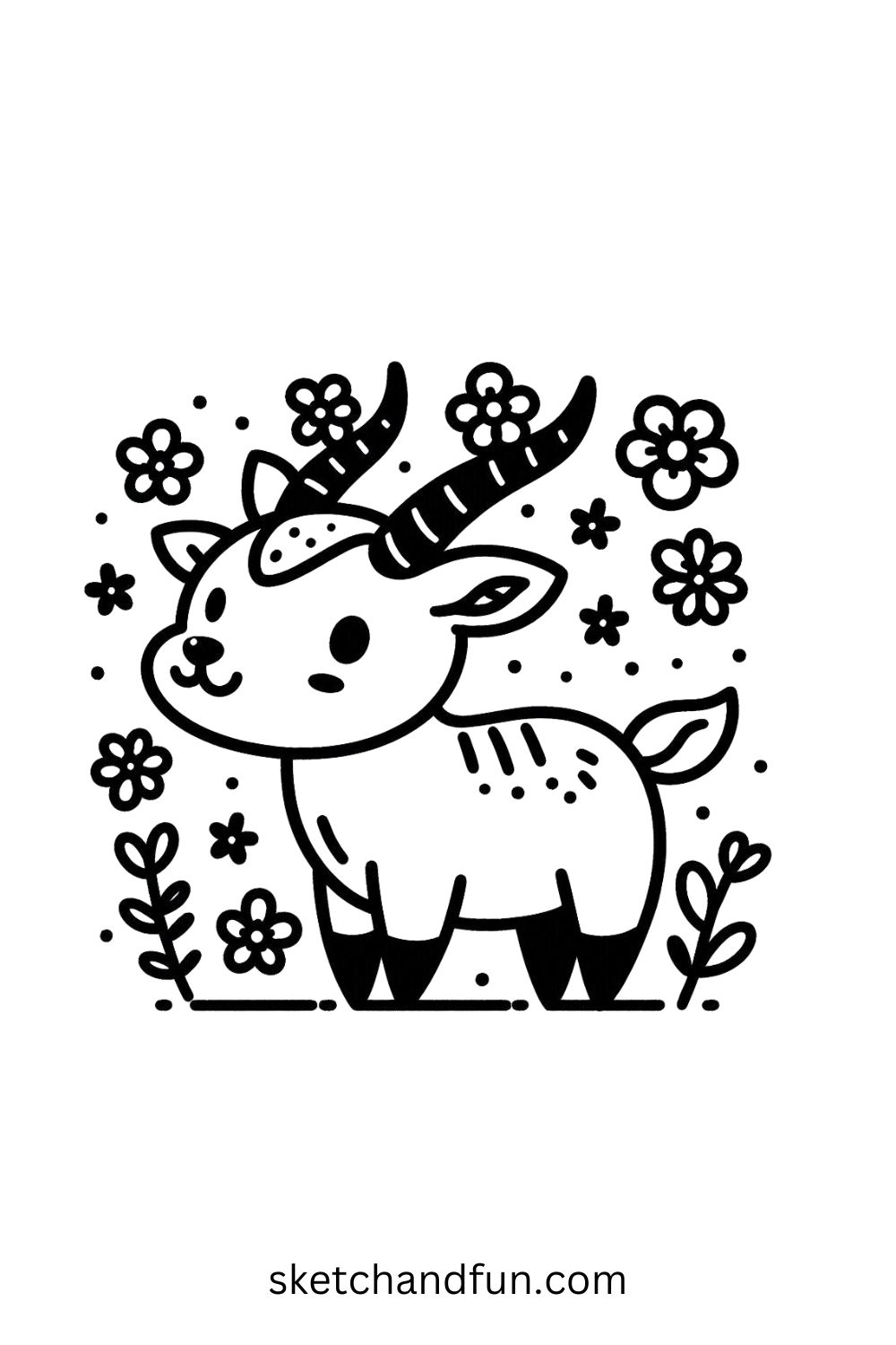 40+ Easy Cute Antelope Drawing Ideas - Sketch and Fun