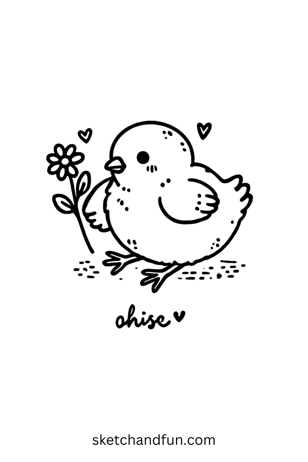 40+ Easy Cute Chicken Drawing Ideas - Sketch and Fun