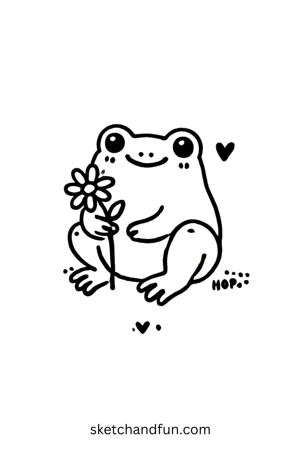 39+ Easy Cute Frog Drawing Ideas - Sketch and Fun