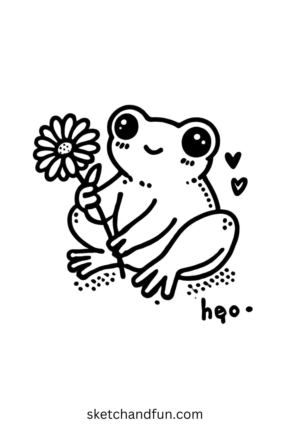 39+ Easy Cute Frog Drawing Ideas - Sketch and Fun