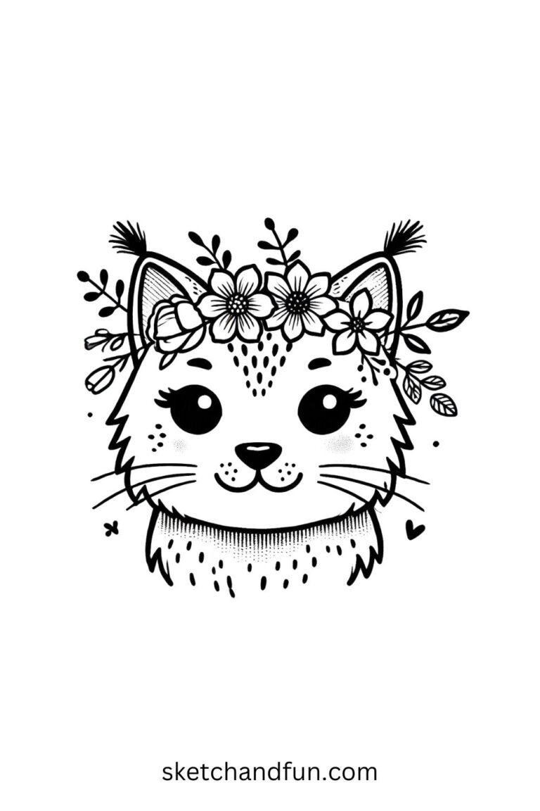39 Easy Cute Lynx Drawing Ideas Sketch And Fun