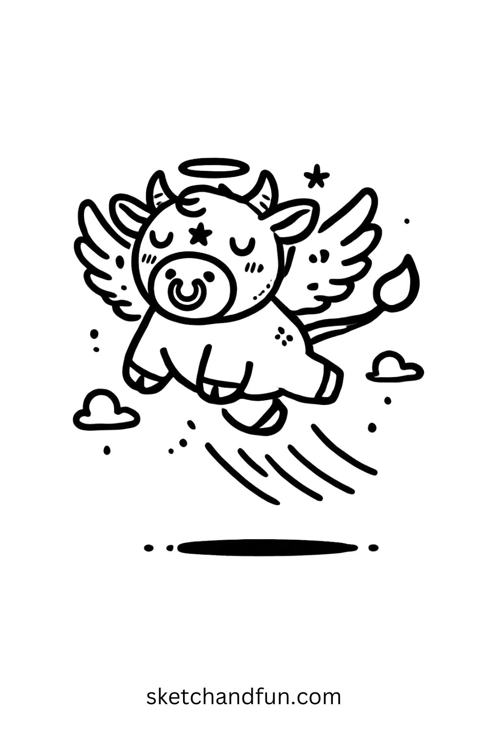 39+ Easy Cute Bull Drawing Ideas - Sketch and Fun