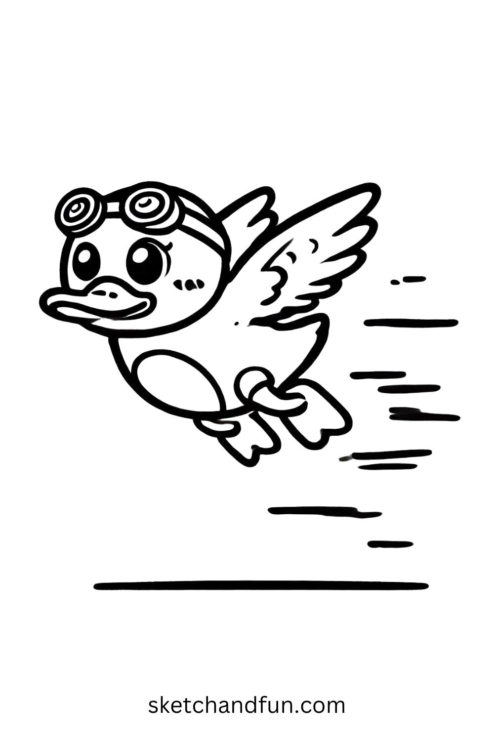 40+ Easy Cute Duck Drawing Ideas - Sketch and Fun