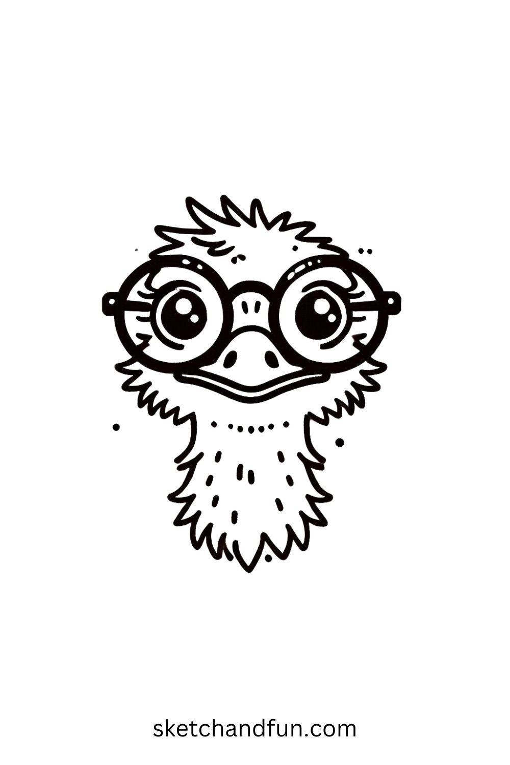 40+ Easy Cute Emu Drawing Ideas - Sketch and Fun