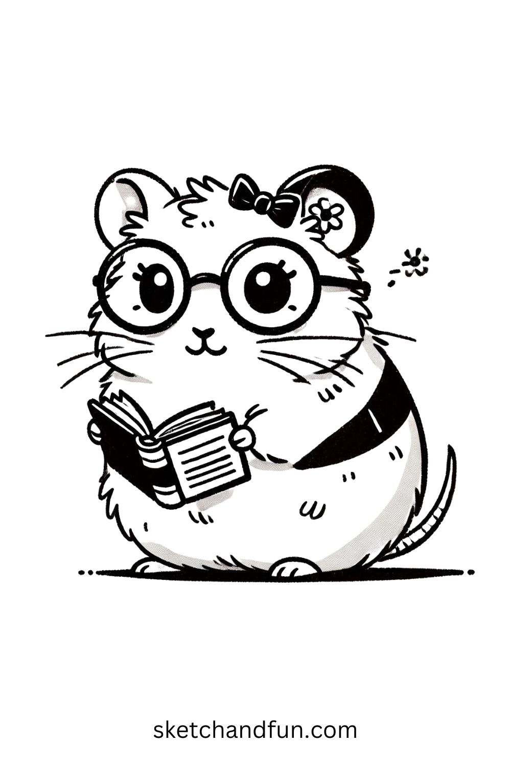 40+ Easy Cute Hamster Drawing Ideas - Sketch and Fun