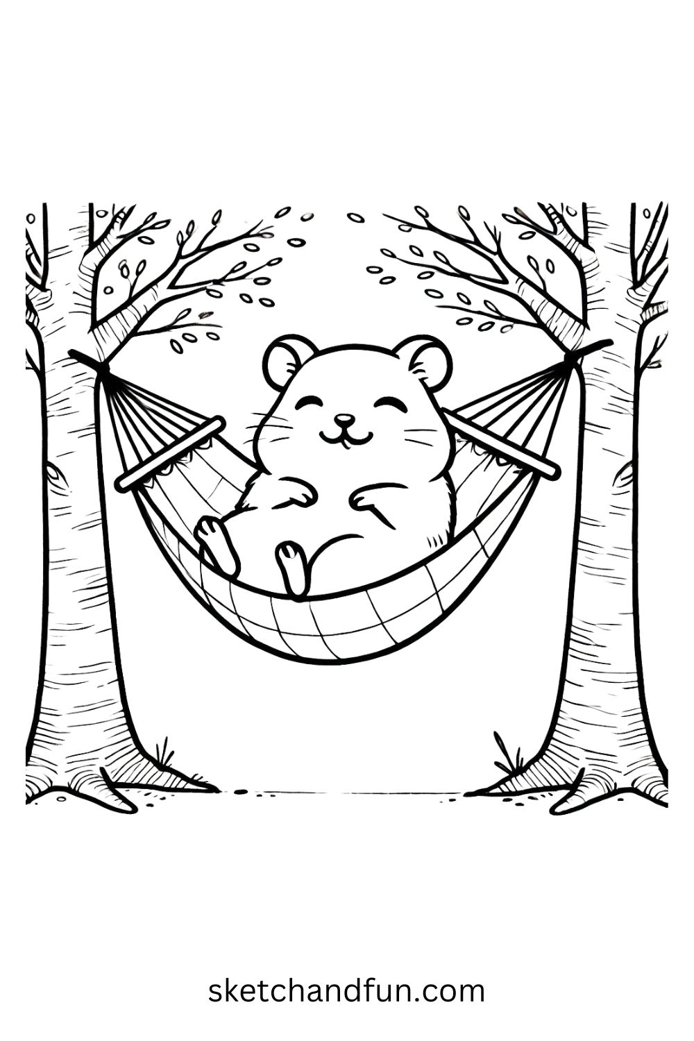 40+ Easy Cute Hamster Drawing Ideas - Sketch and Fun