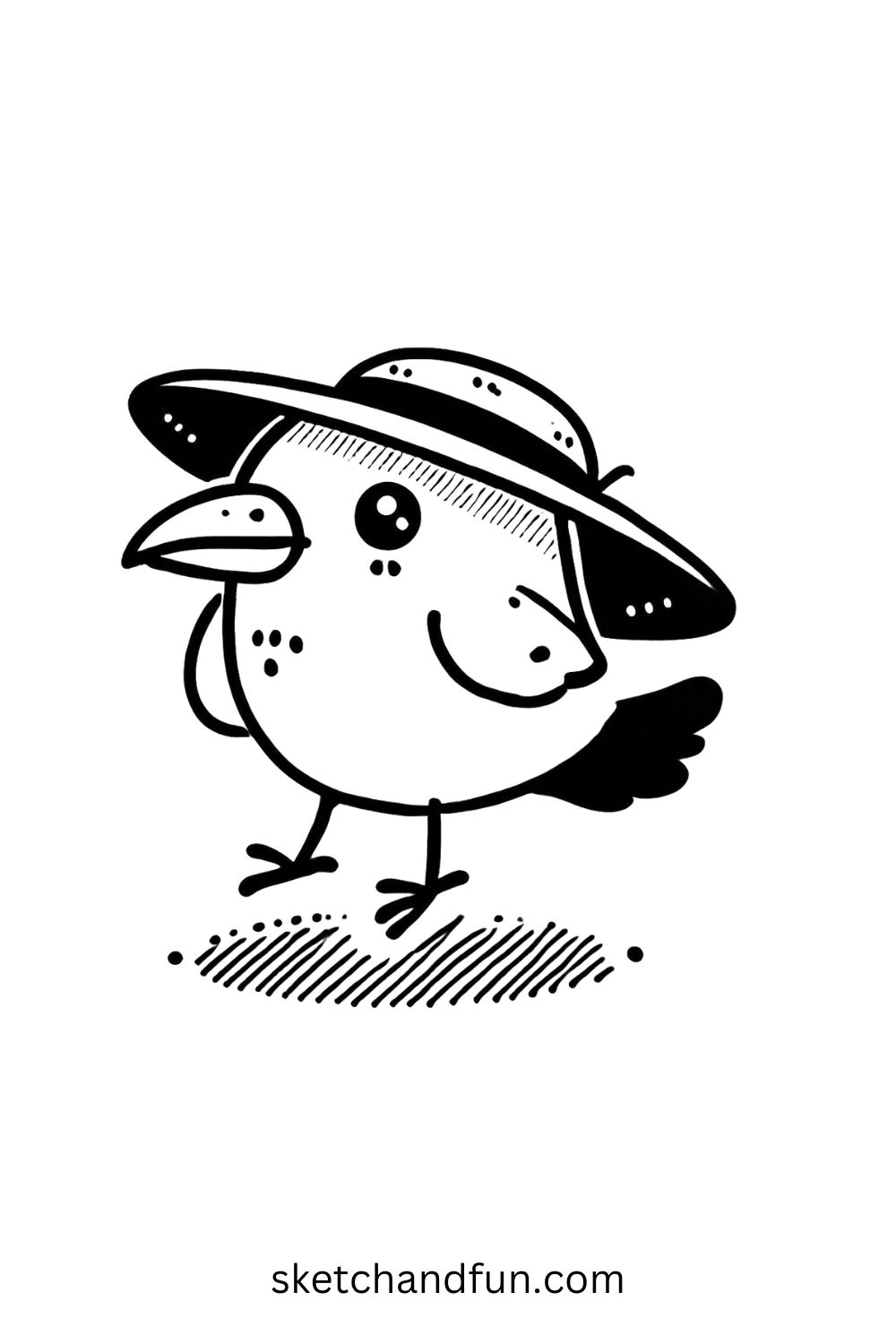 33+ Easy Cute Crow Drawing Ideas - Sketch and Fun