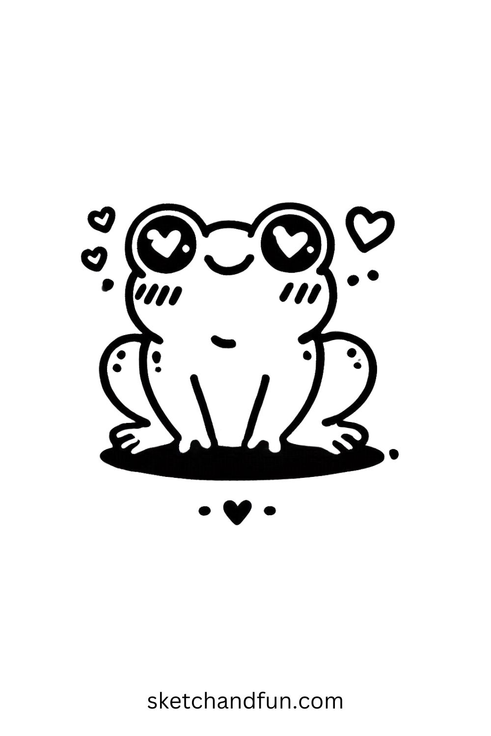 39+ Easy Cute Frog Drawing Ideas - Sketch and Fun