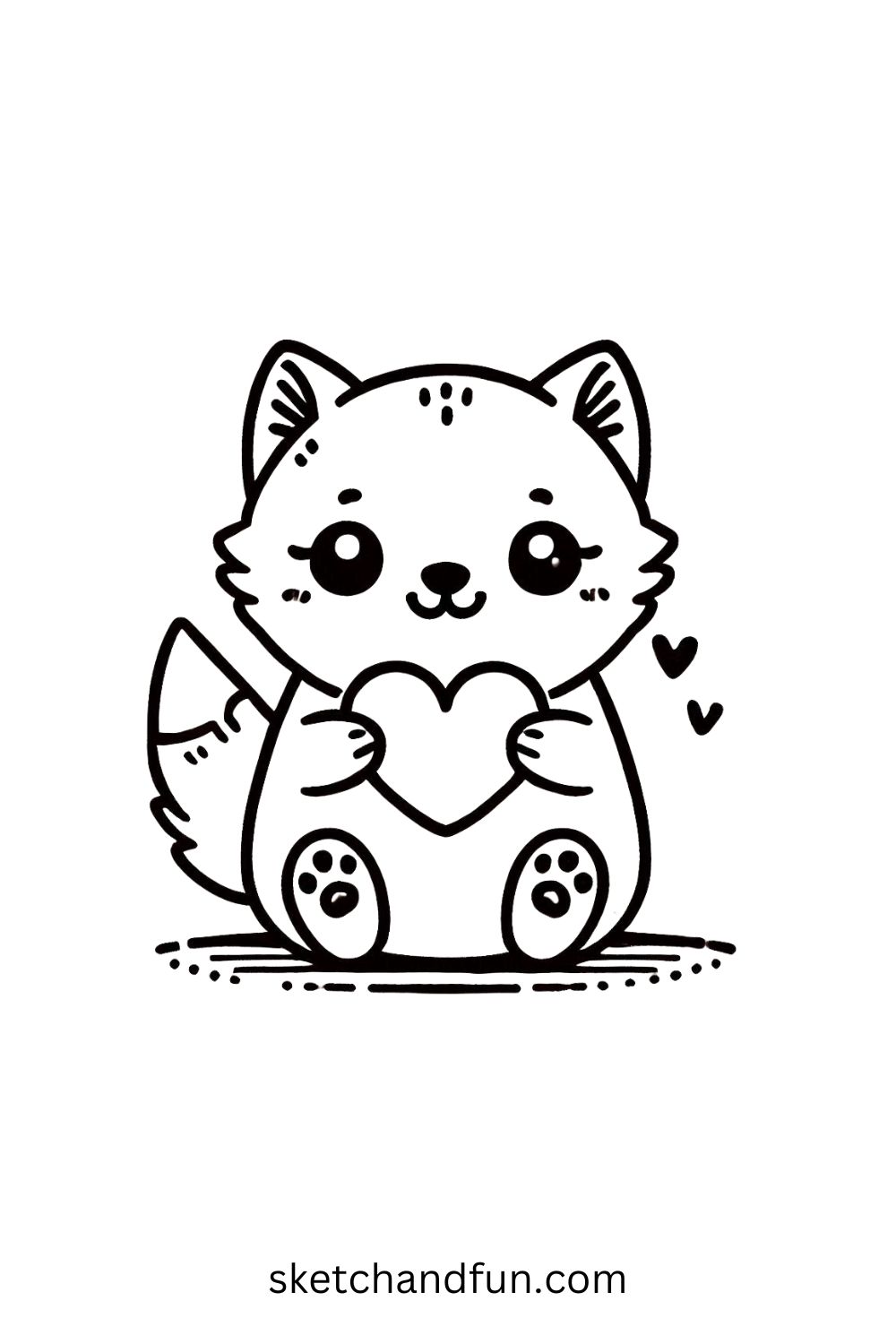 40+ Easy Cute Wolf Drawing Ideas - Sketch and Fun