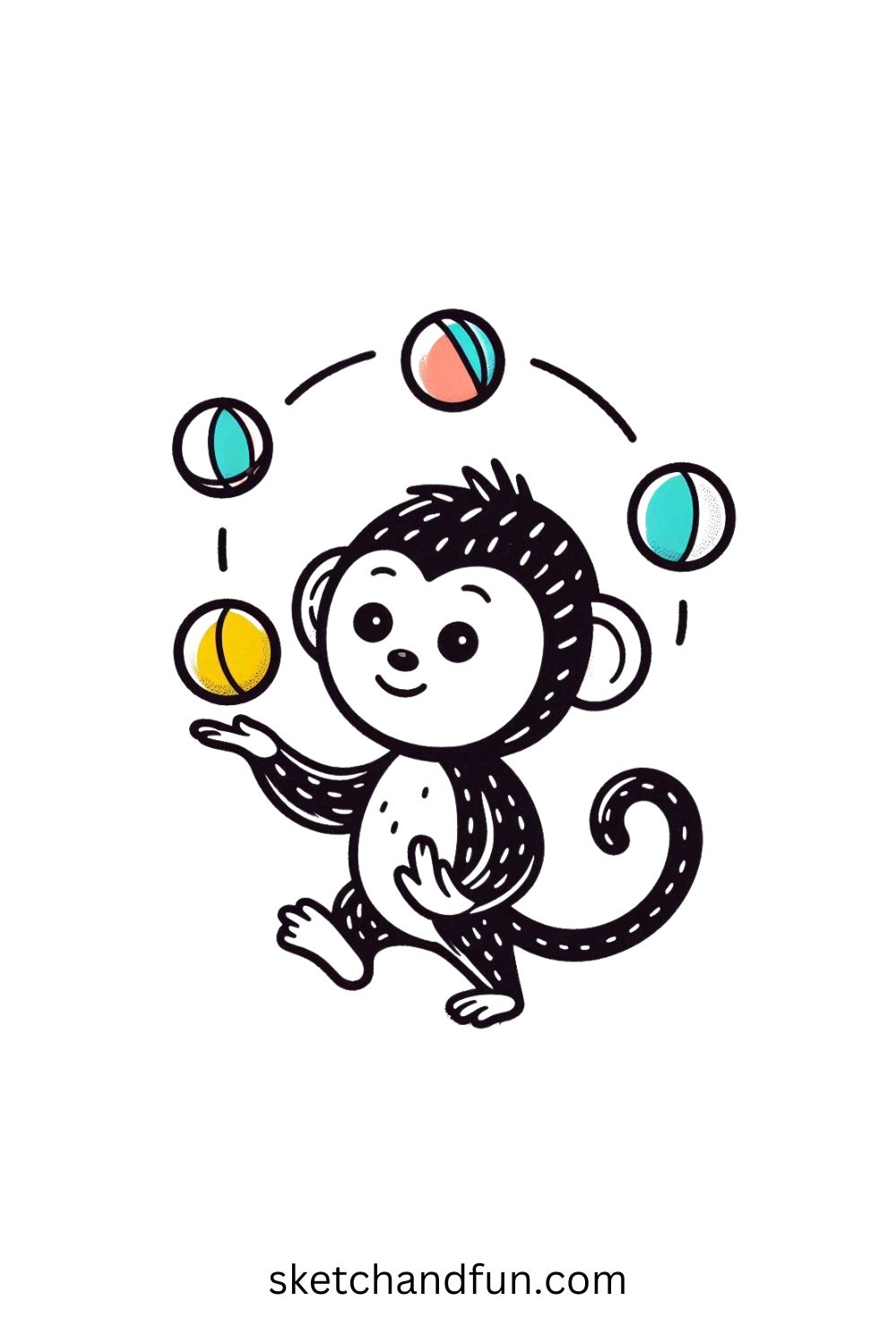 39+ Easy Cute Monkey Drawing Ideas - Sketch and Fun